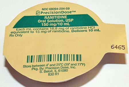 Precision Dose Inc. Issues Voluntary Nationwide Recall of Ranitidine ...
